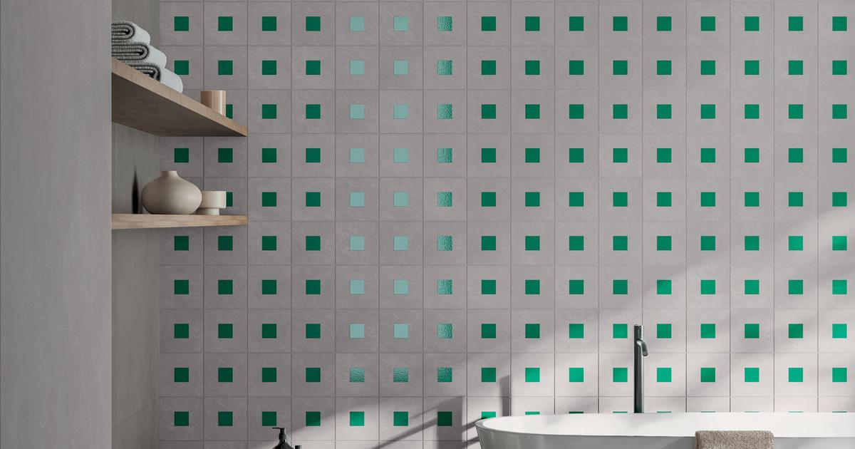 Glocal GC11 Cube Green | Mirage Ceramiche
